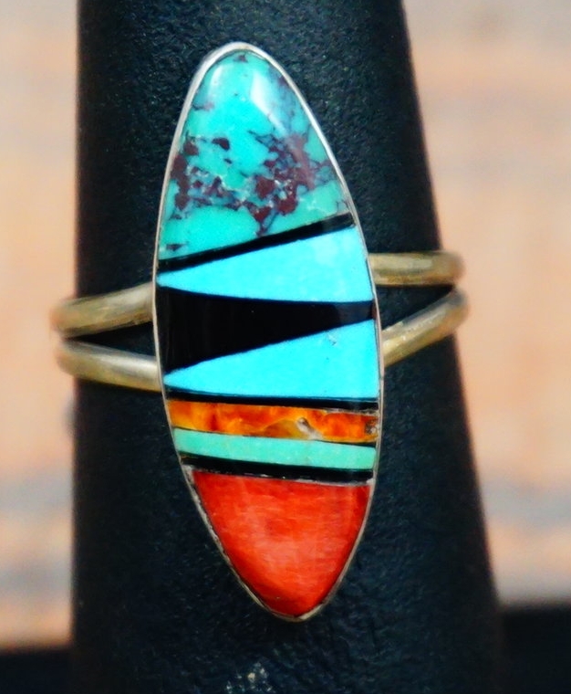 Women's Multi Color Stone Rings- EAGLE ROCK TRADING POST-Native ...