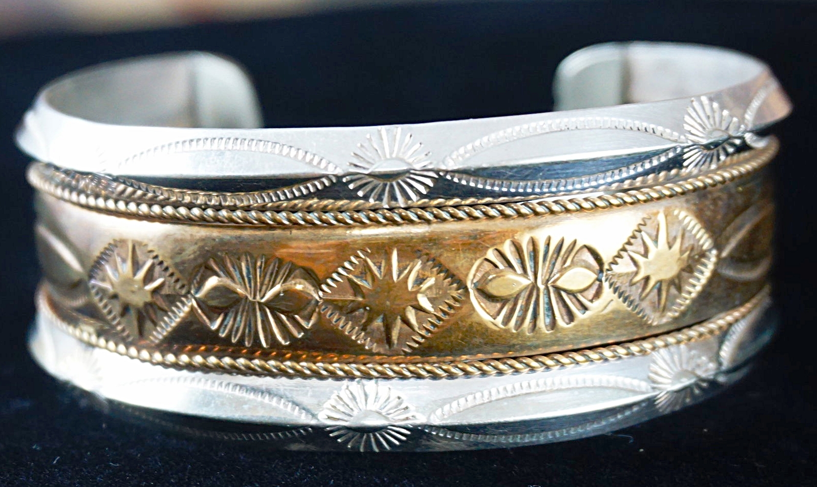 Men's and Women's Sterling Silver and Gold Bracelets- EAGLE ROCK ...