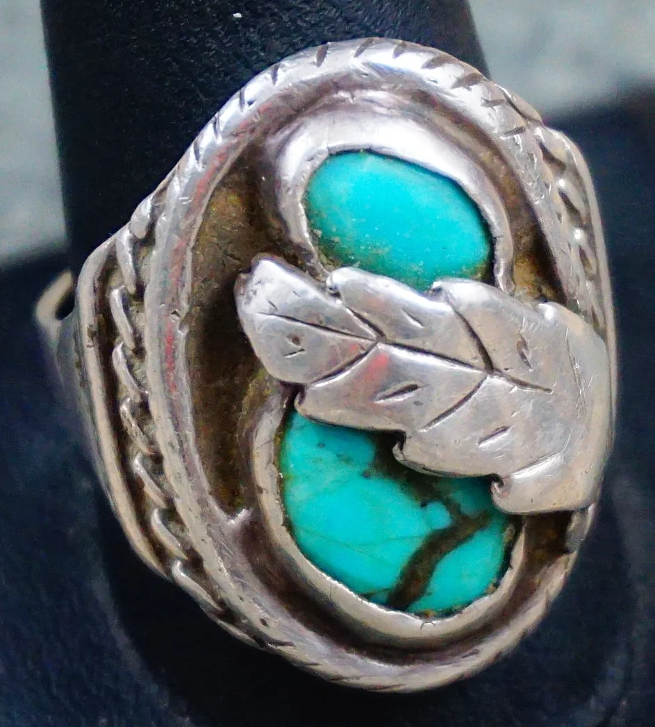 Authentic Native Men's Turquoise Rings- EAGLE ROCK TRADING POST-Native ...
