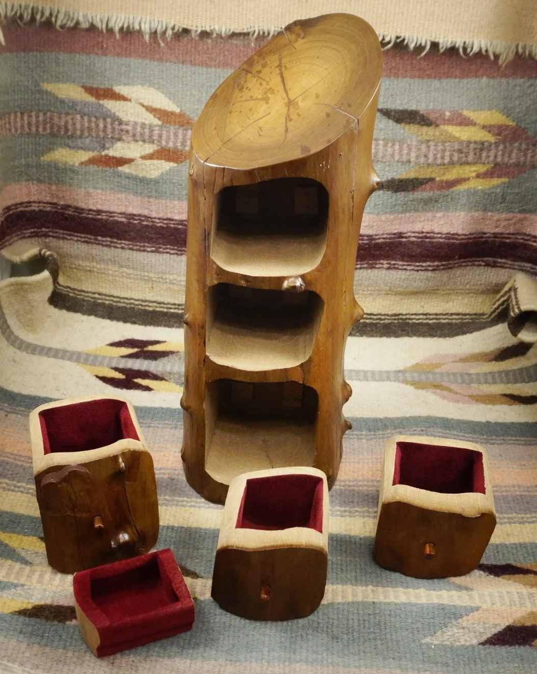 Wood Jewelry Box/Puzzle Jewelry Box- EAGLE ROCK TRADING POST-Native ...