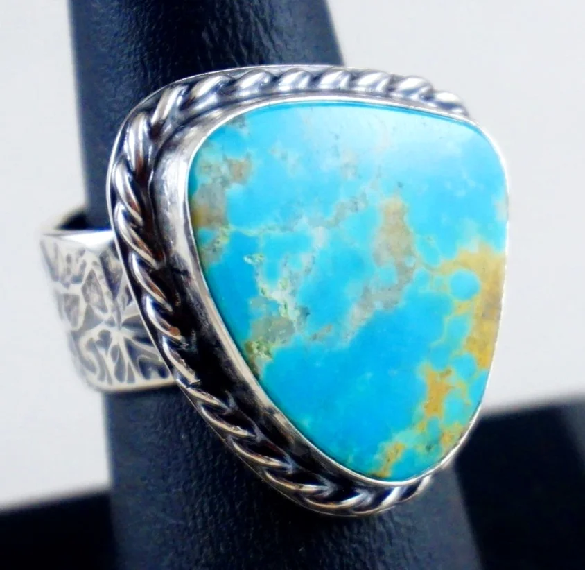 Women's Native Authentic Turquoise Rings- EAGLE ROCK TRADING POST ...