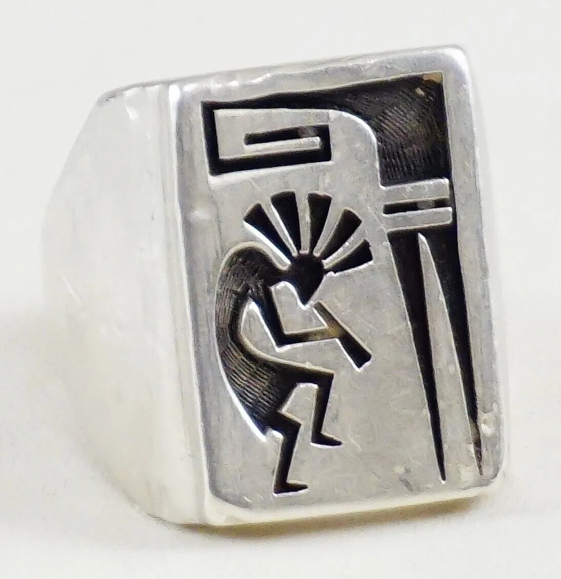 Men's Sterling Silver and Gold Rings ~ EAGLE ROCK TRADING POST-Native ...
