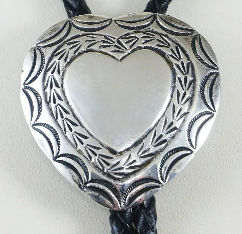Sterling Silver and Gold Bolo Ties ~ Native American Jewelry
