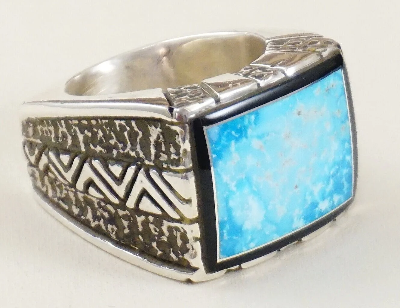 Authentic Native Men's Turquoise Rings- EAGLE ROCK TRADING POST-Native ...
