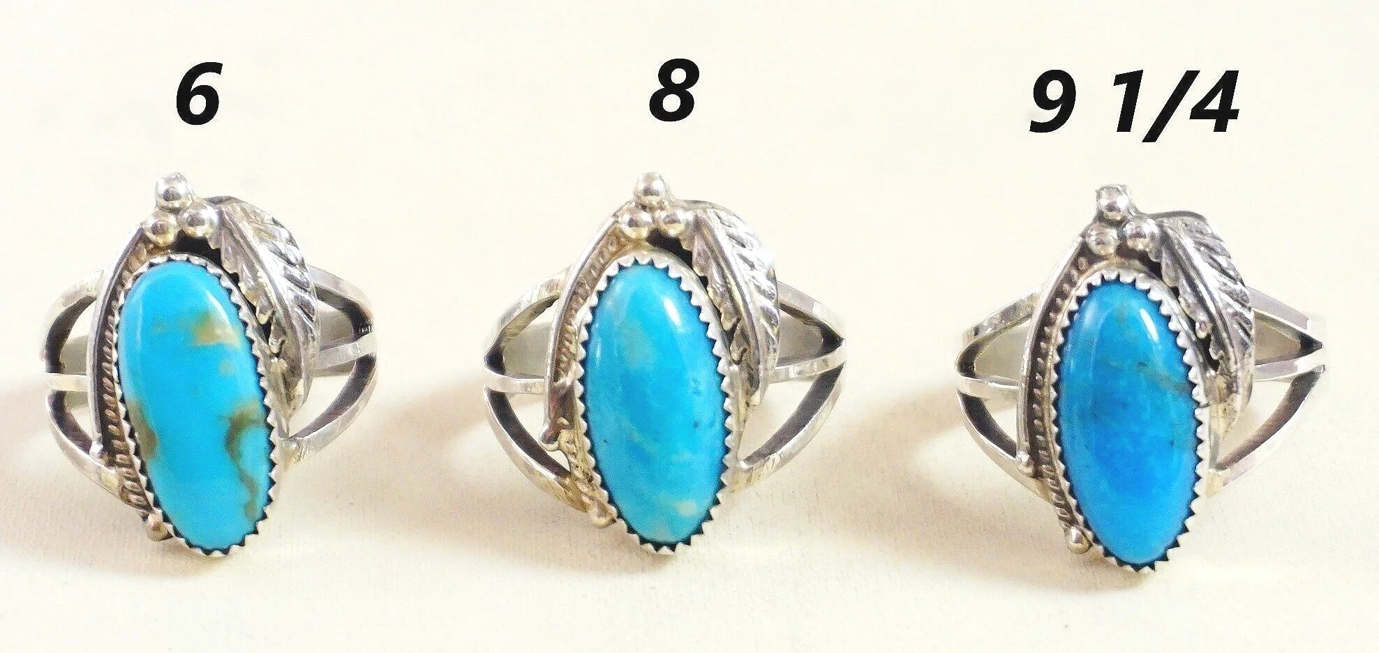 Item #959Z- Large Women's Navajo Double Turquoise Sterling Silver ...
