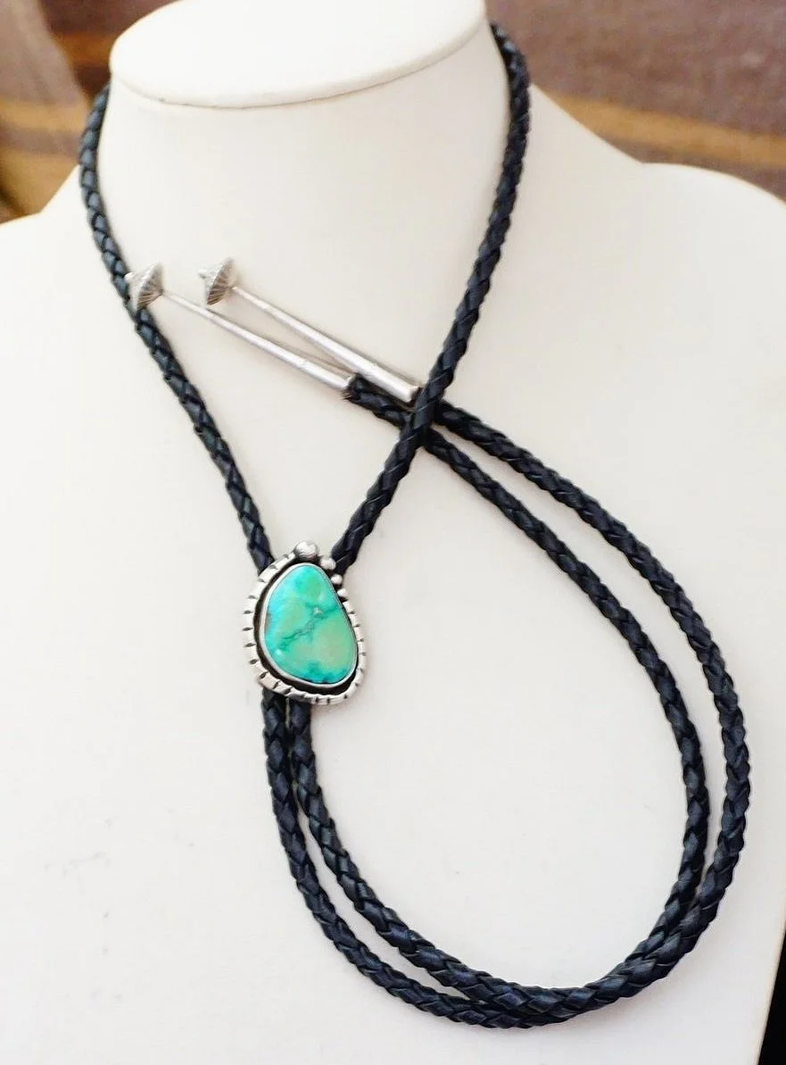 Native American Turquoise Bolo Ties- EAGLE ROCK TRADING POST-Native ...