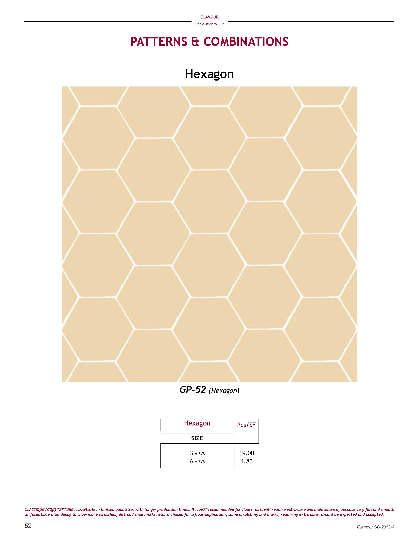 GLAMOUR Patterns — TICSA USA