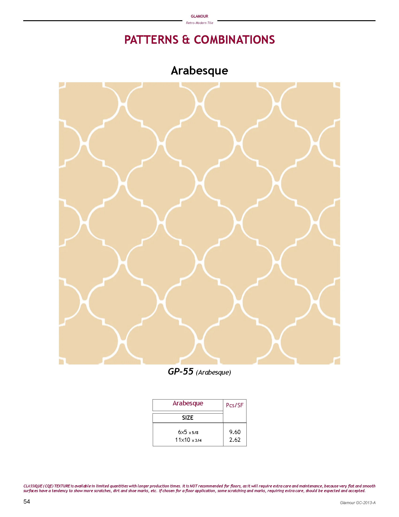 GLAMOUR Patterns — TICSA USA