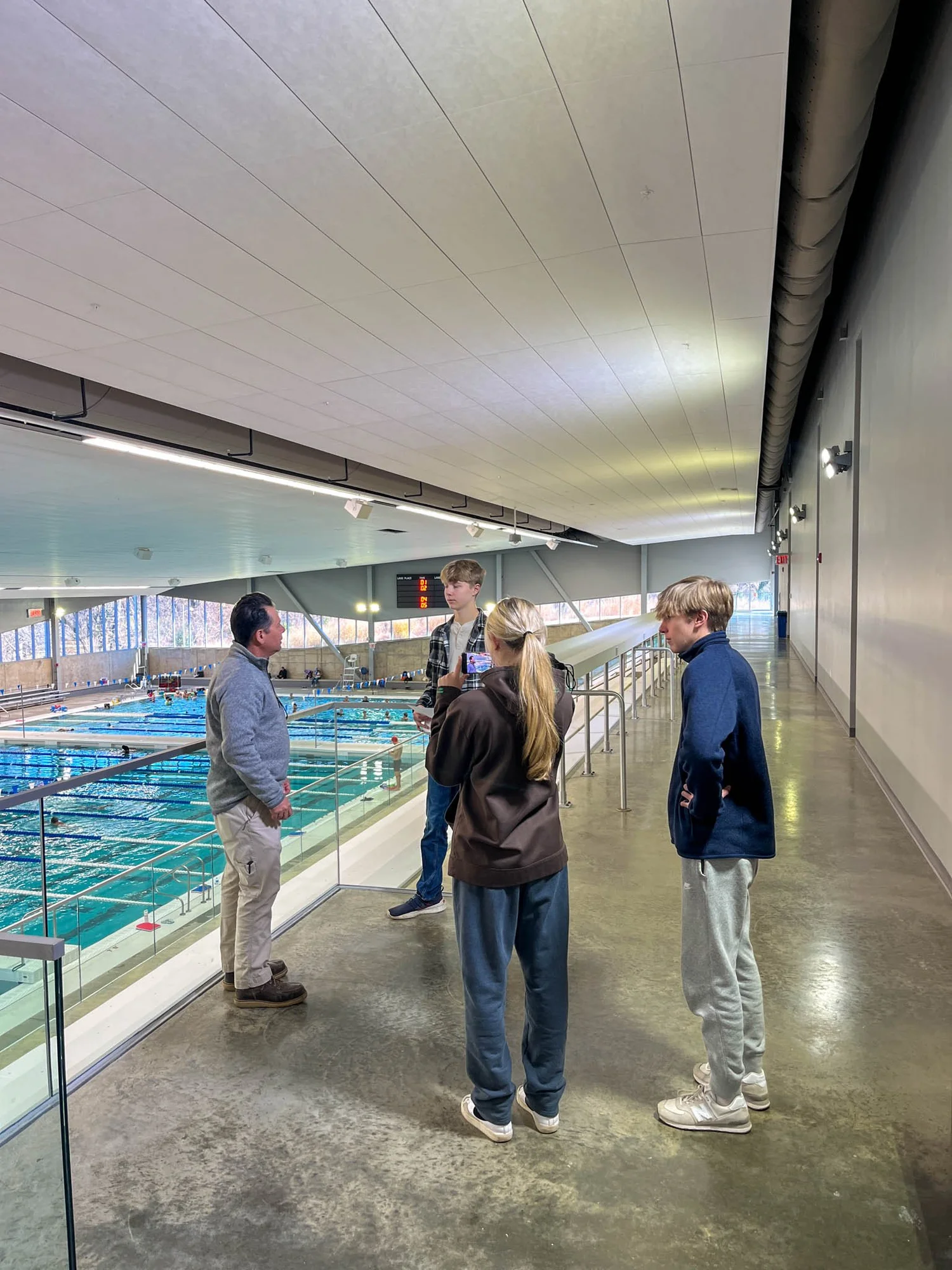 Superintendent & ACE Mentor Teaches Students at Long Bridge Aquatics ...