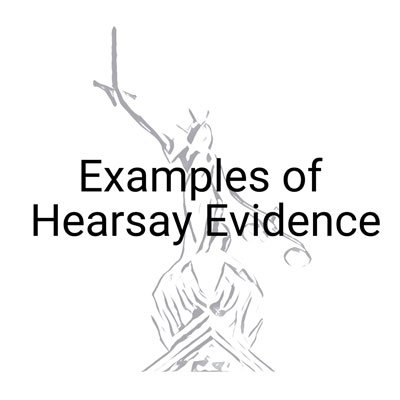 Hearsay Evidence — Defence-Barrister.co.uk