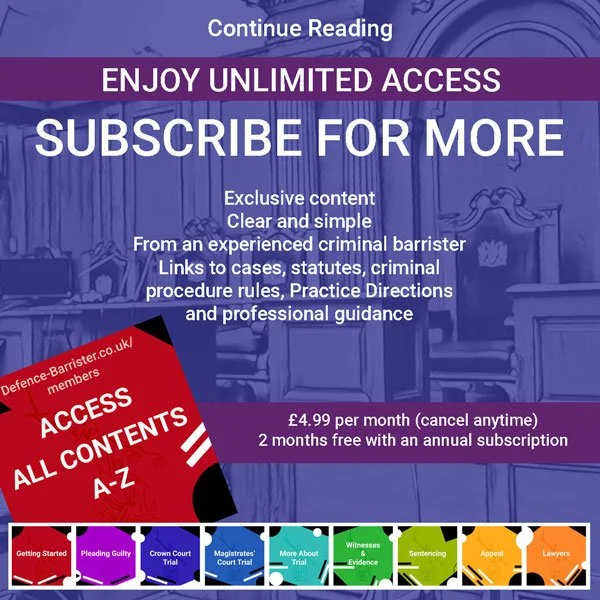 Bind Overs — Defence-Barrister.co.uk