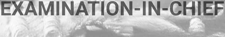 Examination-in-Chief — Defence-Barrister.co.uk