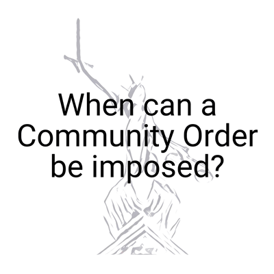 Communiity Orders — Defence-Barrister.co.uk