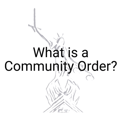Communiity Orders — Defence-Barrister.co.uk