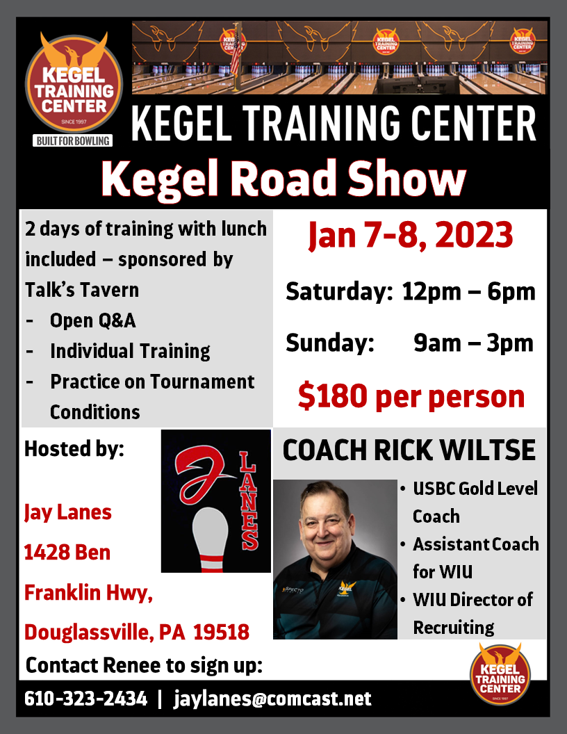 Kegel Road Show @ Jay Lanes, PA — KTC - Kegel Training Center