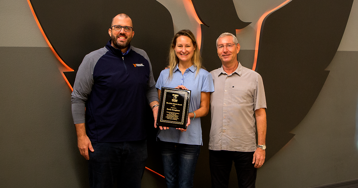 RANDY STOUGHTON SELECTED AS THE 2022 JOHN DAVIS AWARD WINNER — KTC - Kegel Training Center