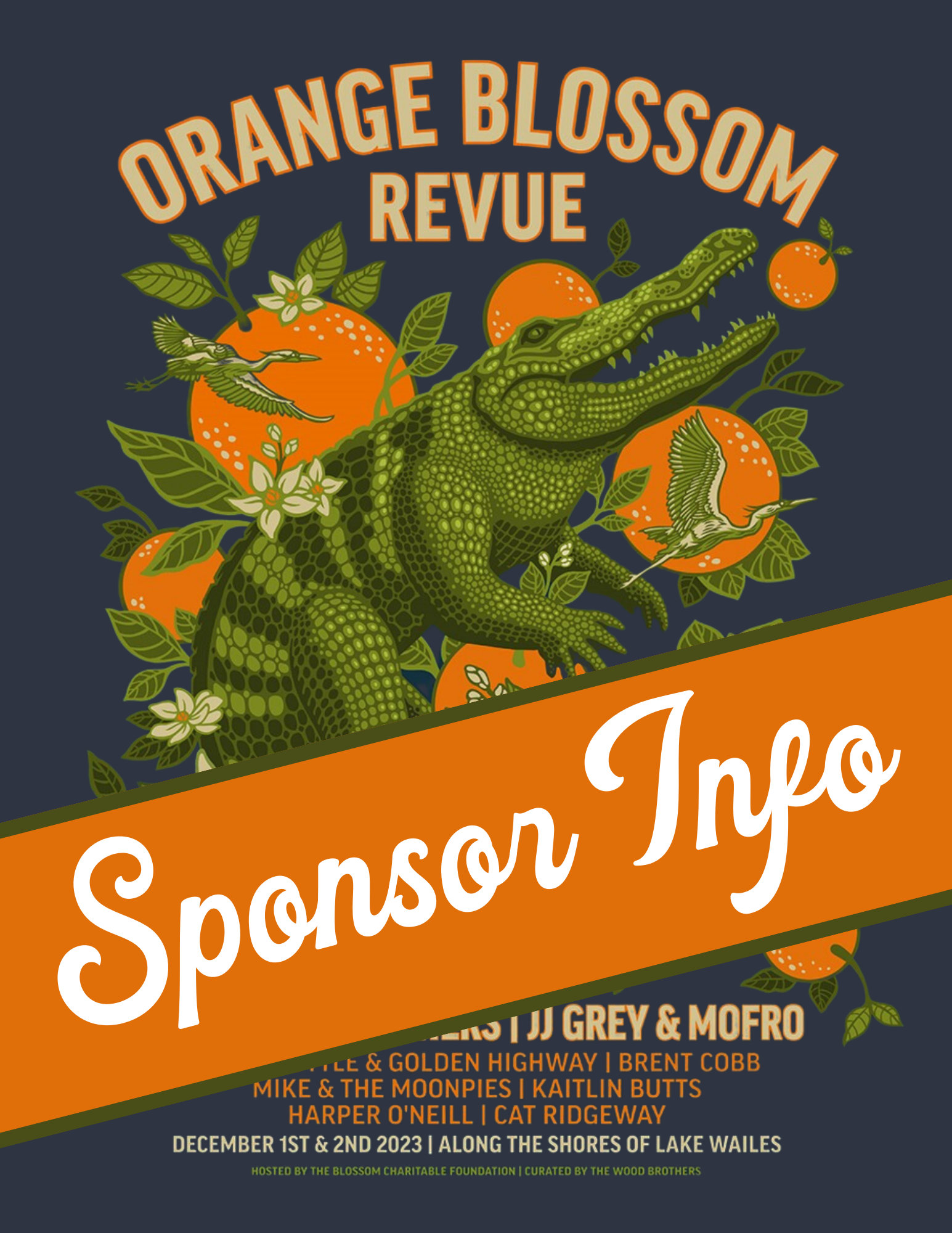 SPONSOR INFO — ORANGE BLOSSOM REVUE