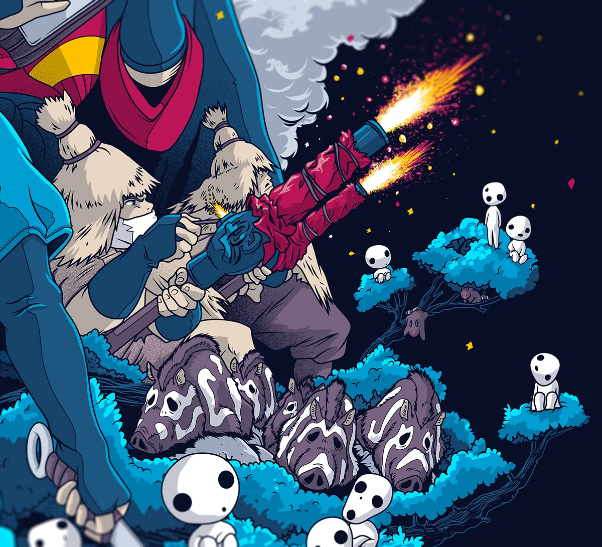 Princess Mononoke - Ashitaka's Journey — Barbarian Factory - The art of ...