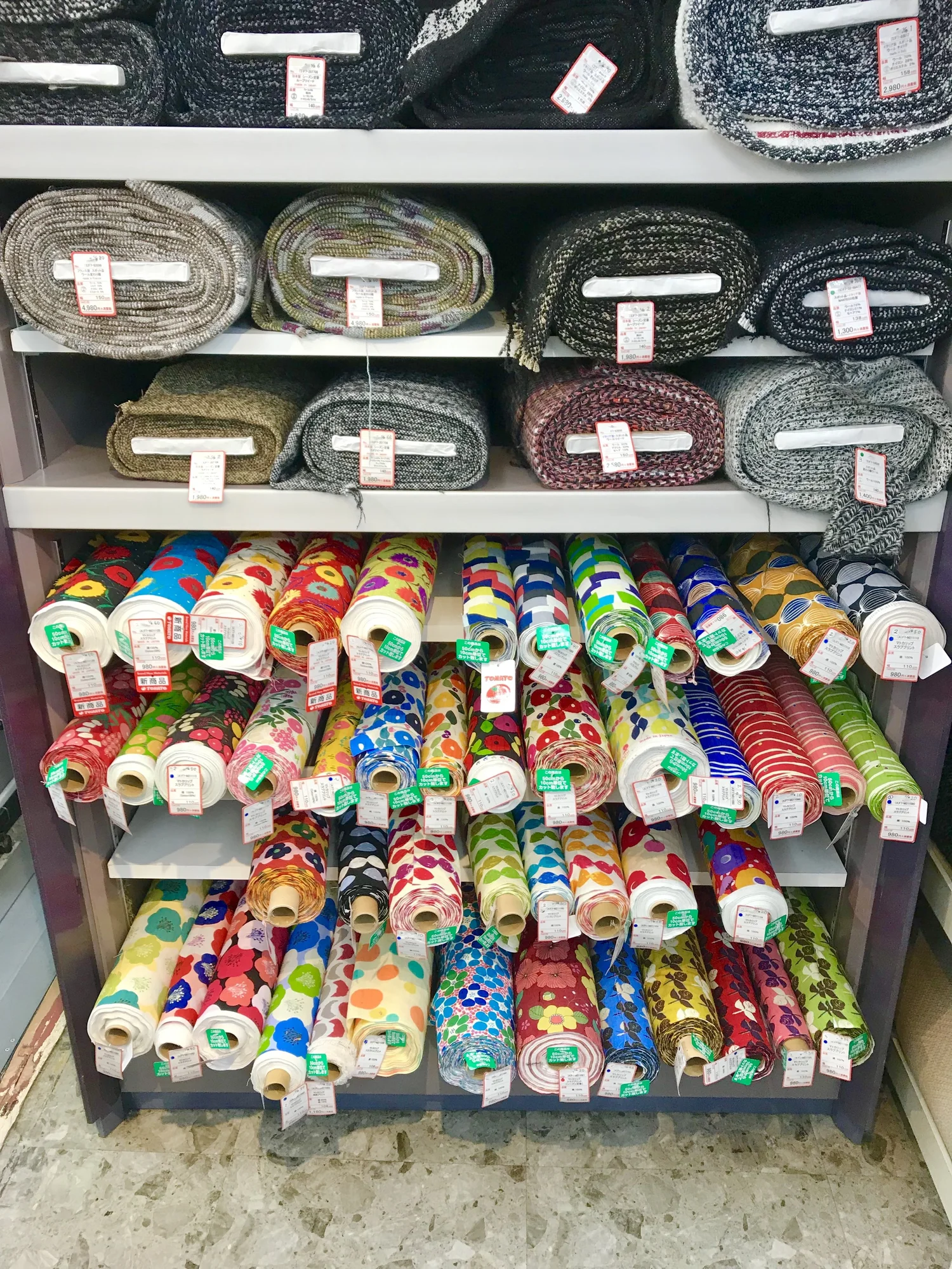 FABRIC SHOPPING AT TOMATO IN NIPPORI textile town - in tokyo, japan ...
