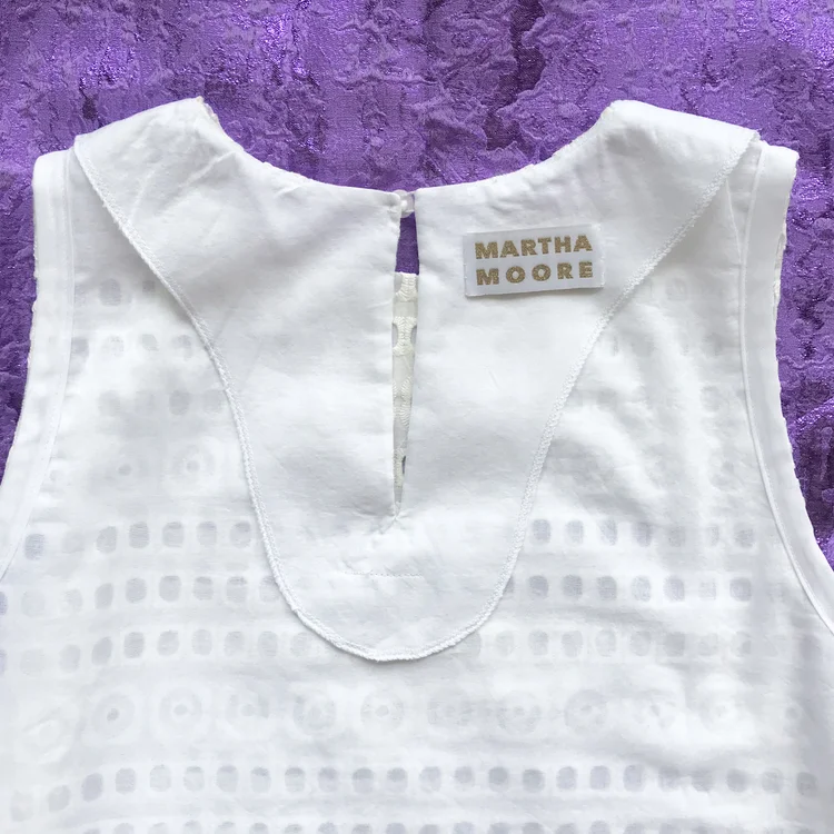 WHITE COTTON EYELET McCALL'S M7948 - PATTERN REVIEW — BURIED DIAMOND