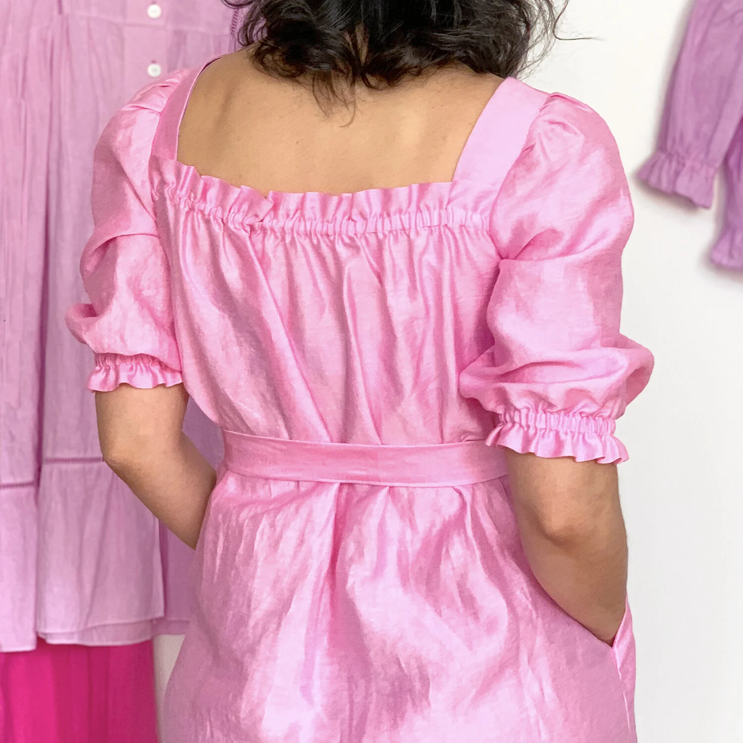 BUBBLEGUM PINK SHIMMER PUFF - McCALL'S 7947 PATTERN REVIEW — BURIED DIAMOND