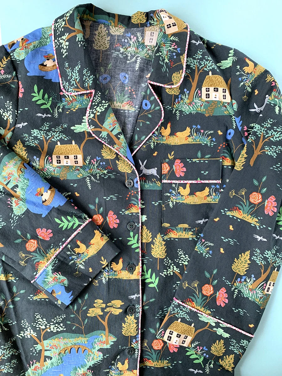 PURPLE PAJAMA PERFECTION: CLOSET CORE PATTERNS CAROLYN PAJAMAS — BURIED ...