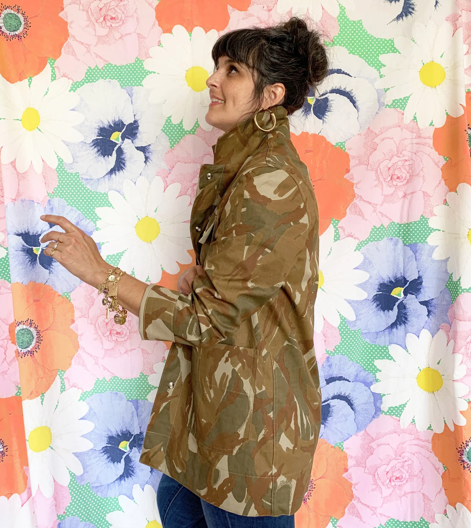 CAMO CHORE COAT: MERCHANT & MILLS FOREMAN JACKET — BURIED DIAMOND