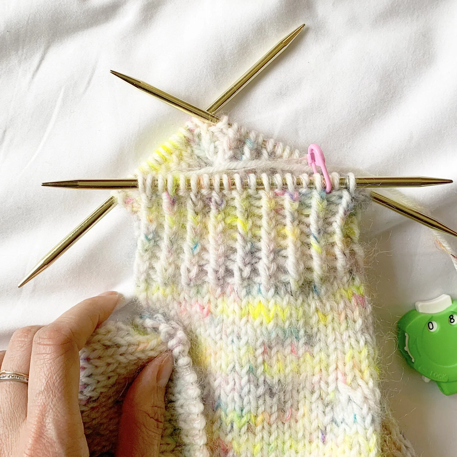 KNITTING A SWEATER - Completing My Petite Knit Wednesday Sweater ...