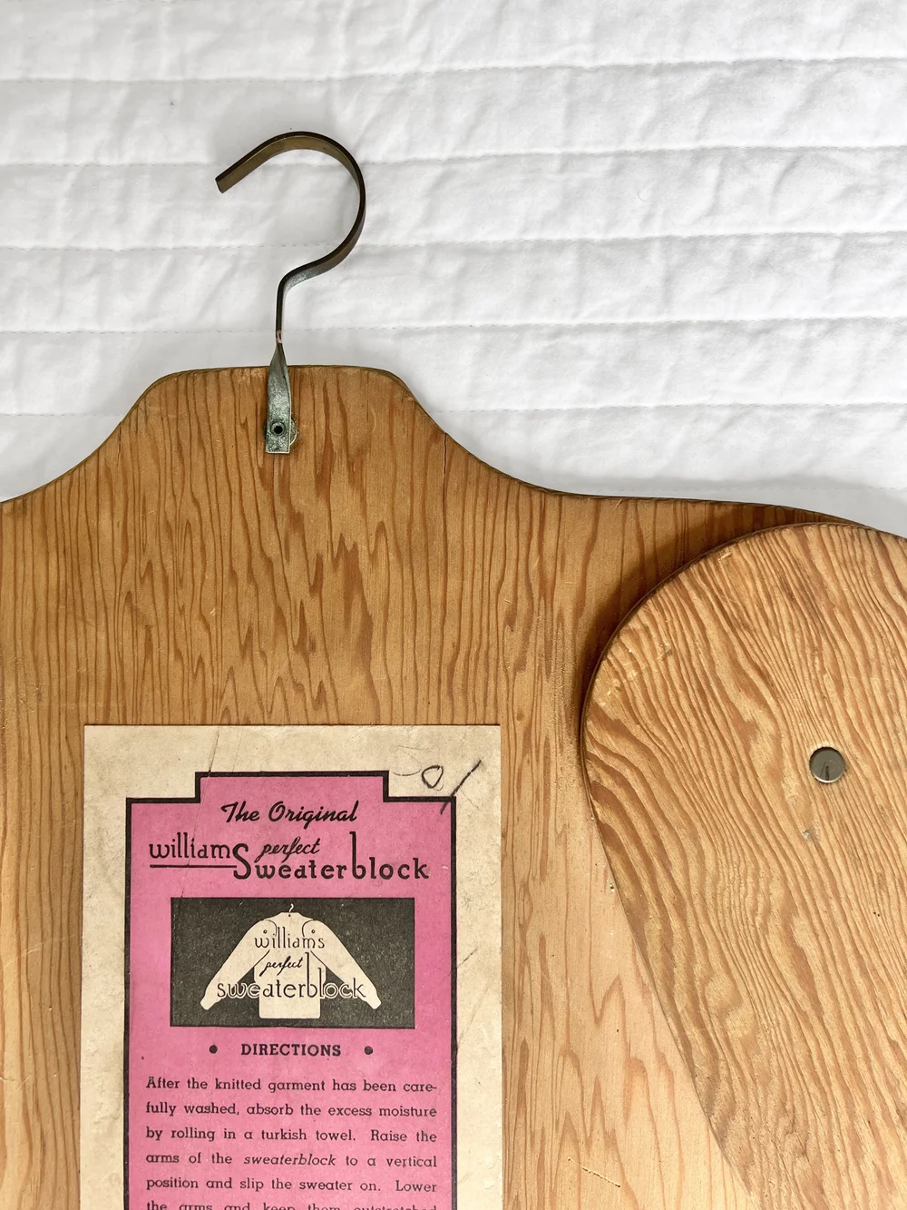 ANTIQUE SWEATER BLOCKER - THE ORIGINAL WILLIAMS PERFECT SWEATER BLOCK ...