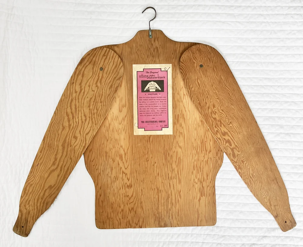 ANTIQUE SWEATER BLOCKER - THE ORIGINAL WILLIAMS PERFECT SWEATER BLOCK ...