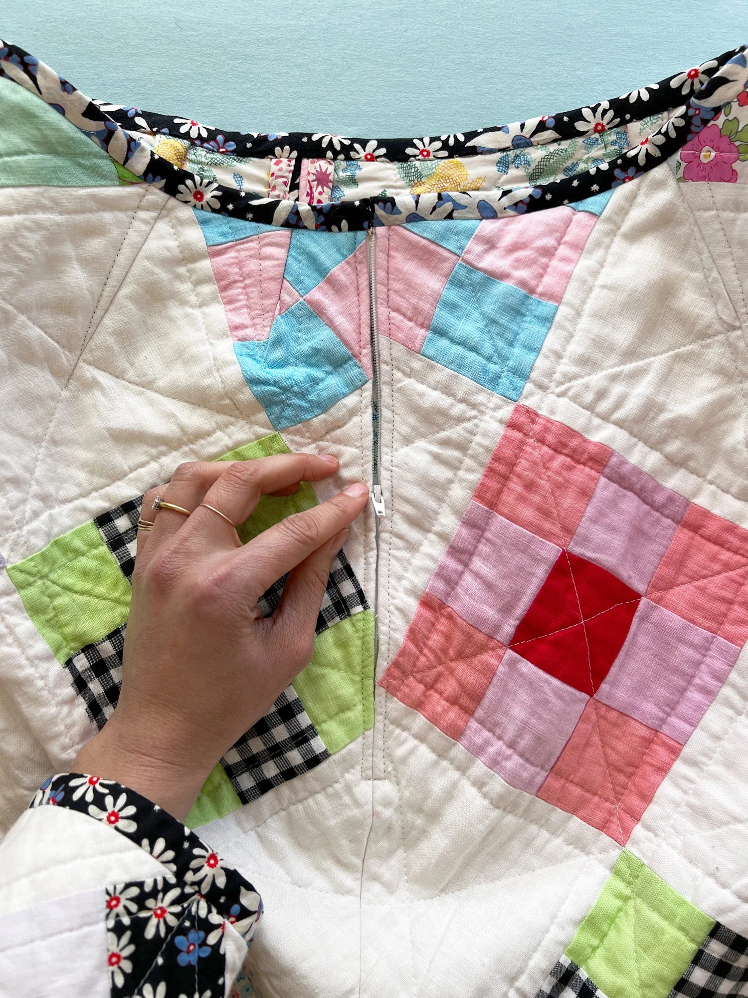 QUILTED JACKET TRANSFORMATION - TURNING A JACKET INTO A SUIT — BURIED ...