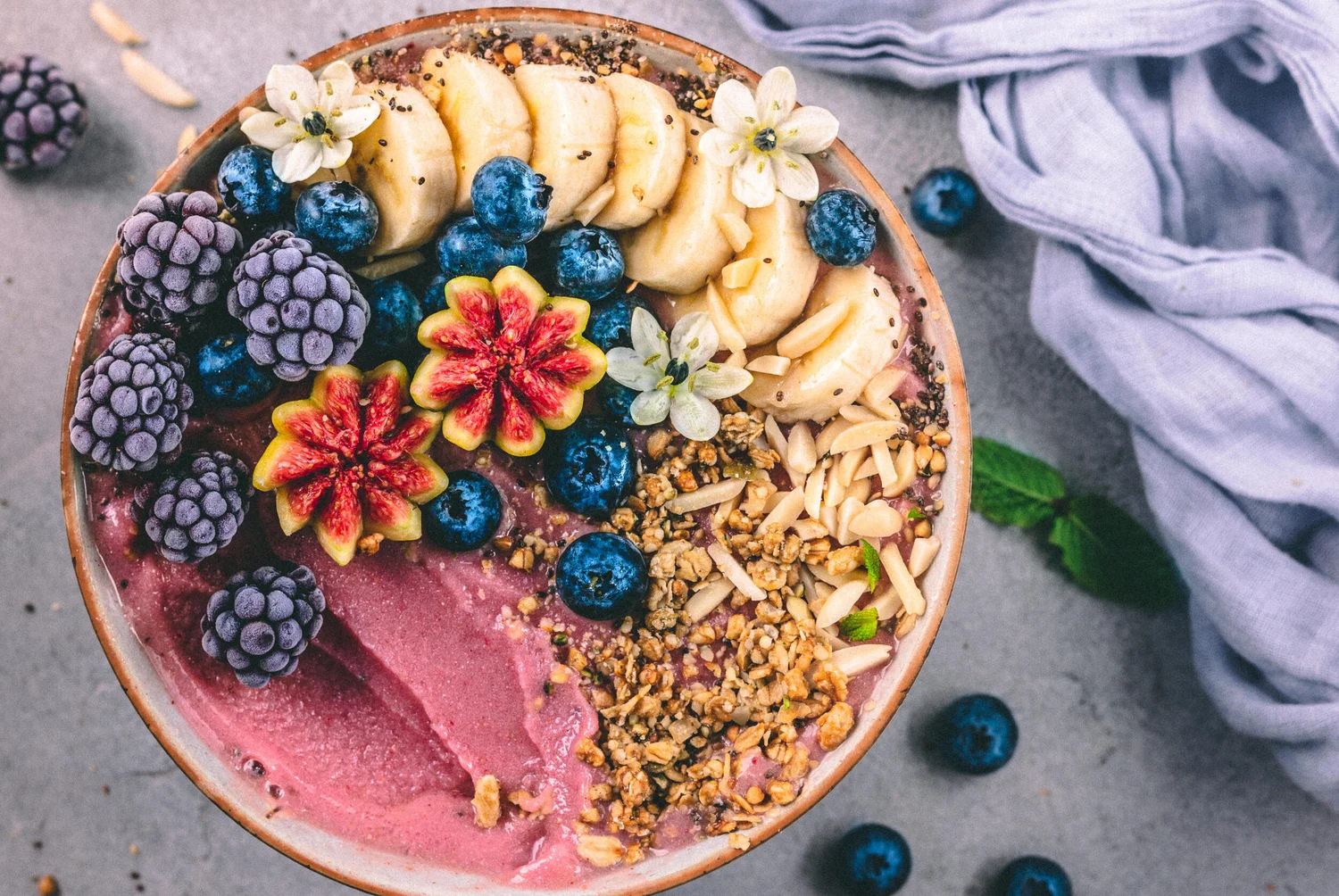 Pear, Banana & Strawberry Smoothie Bowl — REDUCETARIAN FOUNDATION