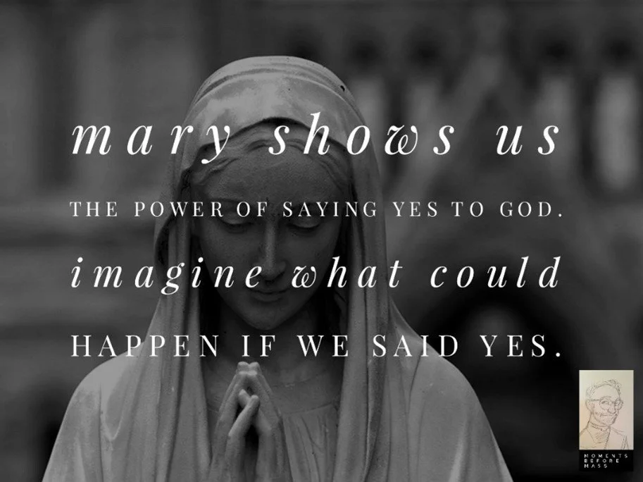 A heart that's truly free — Moments Before Mass