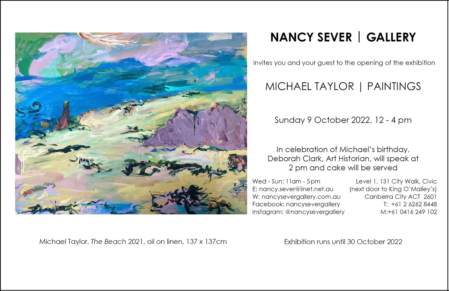 MICHAEL TAYLOR — NANCY SEVER | GALLERY