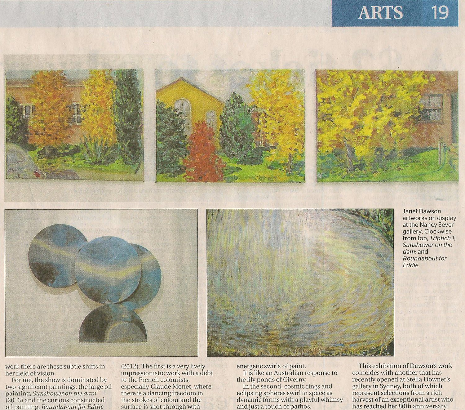 JANET DAWSON — NANCY SEVER | GALLERY