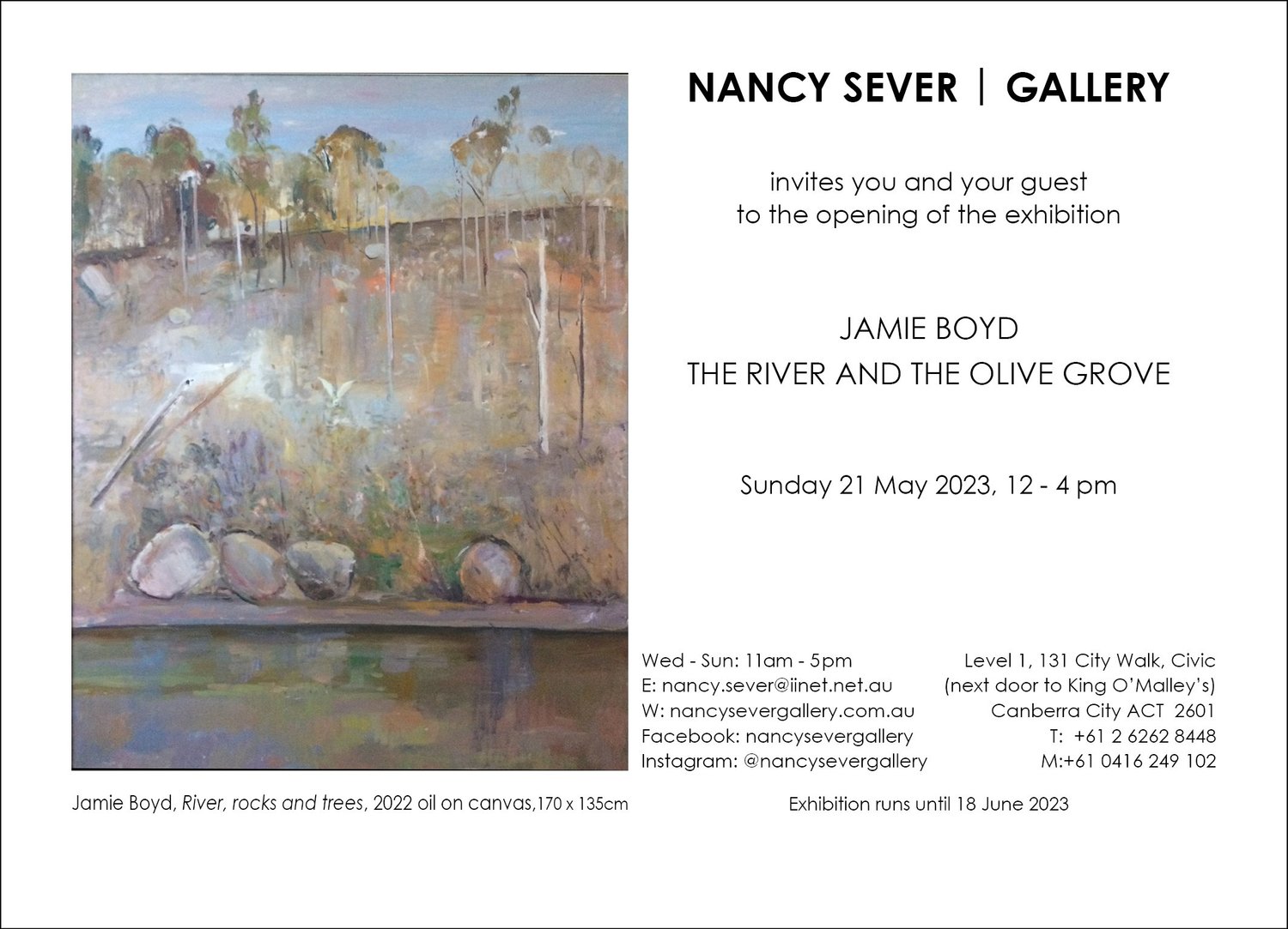 JAMIE BOYD — NANCY SEVER | GALLERY