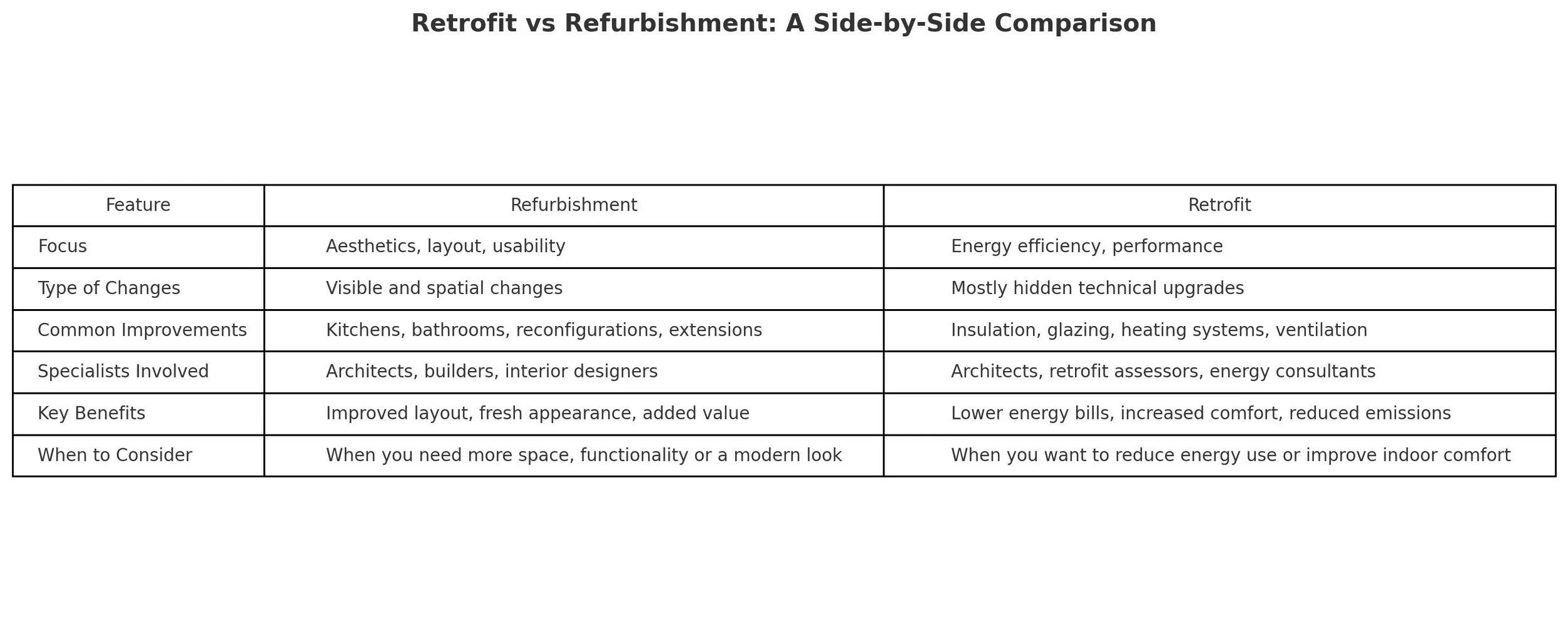 AM2 architects -Retrofit vs Refurbishment