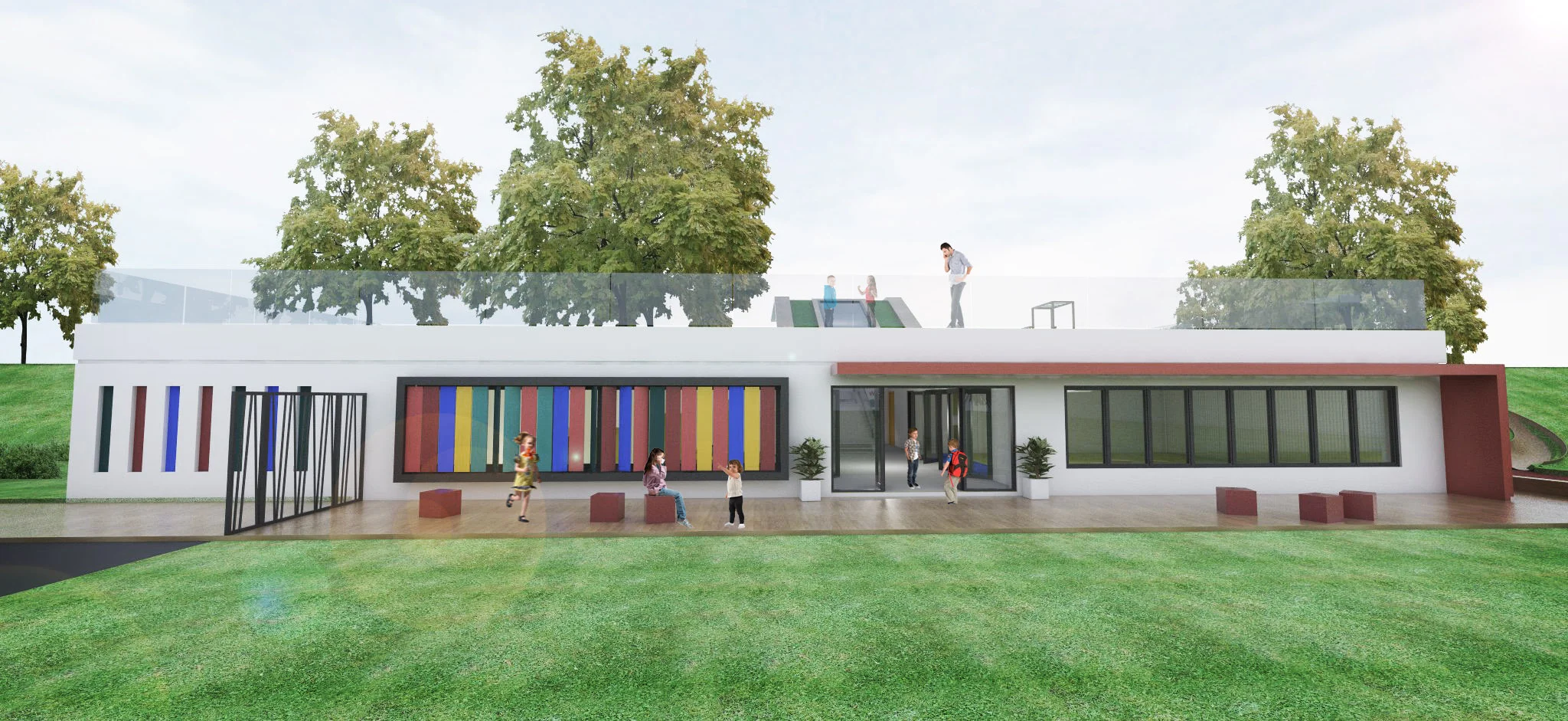 AM2 architects -Subterranean School extension _ Nottingham