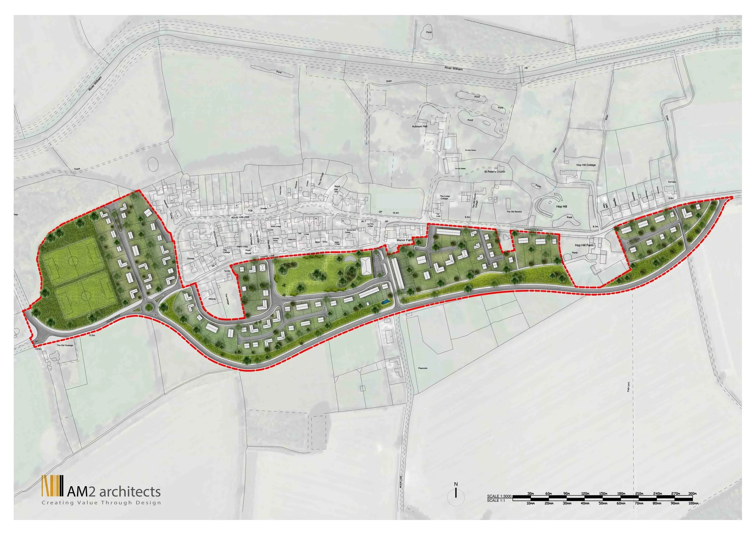 AM2 architects -Feasibility Masterplan