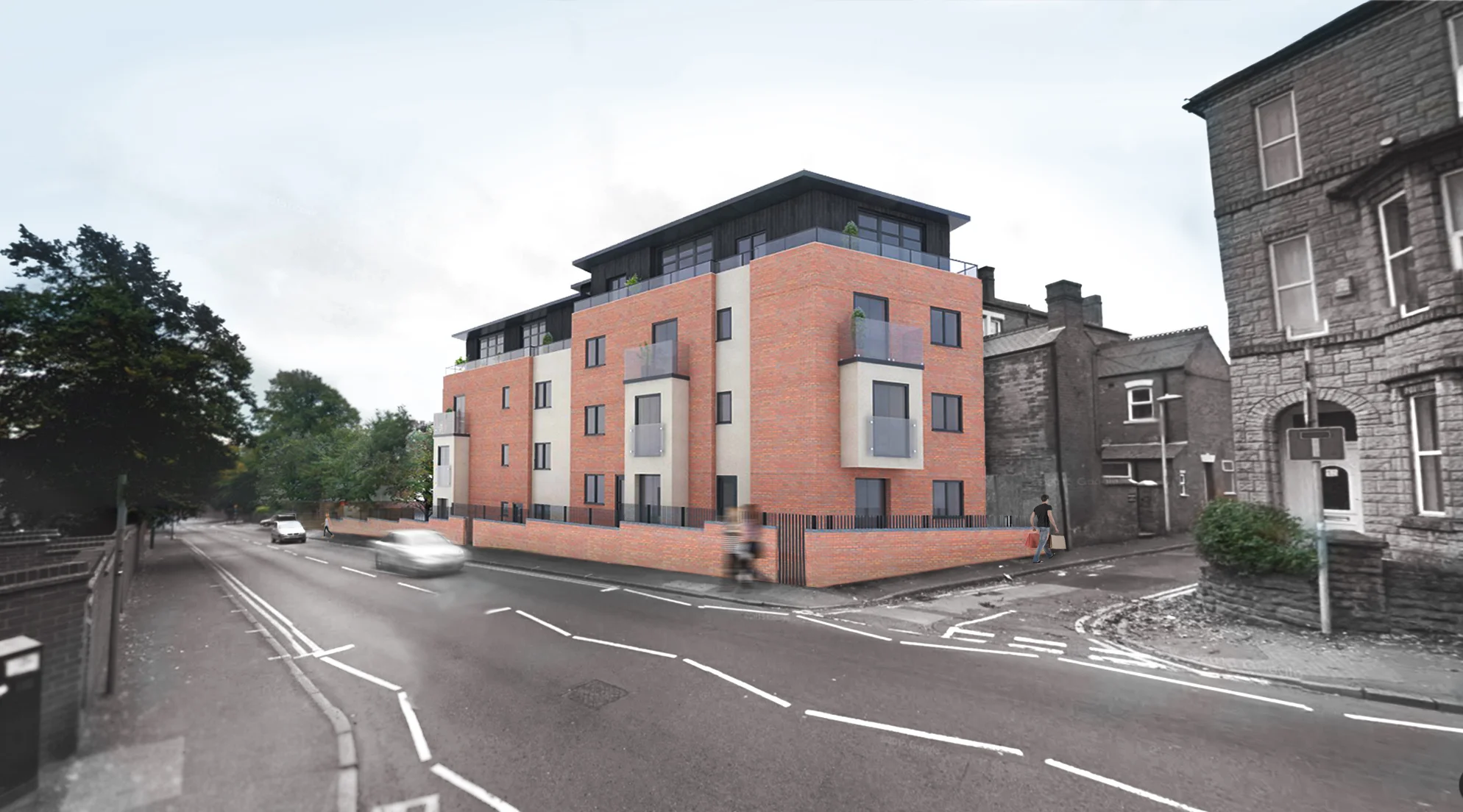 AM2 architects -Sherwood Rise Apartments, Nottingham