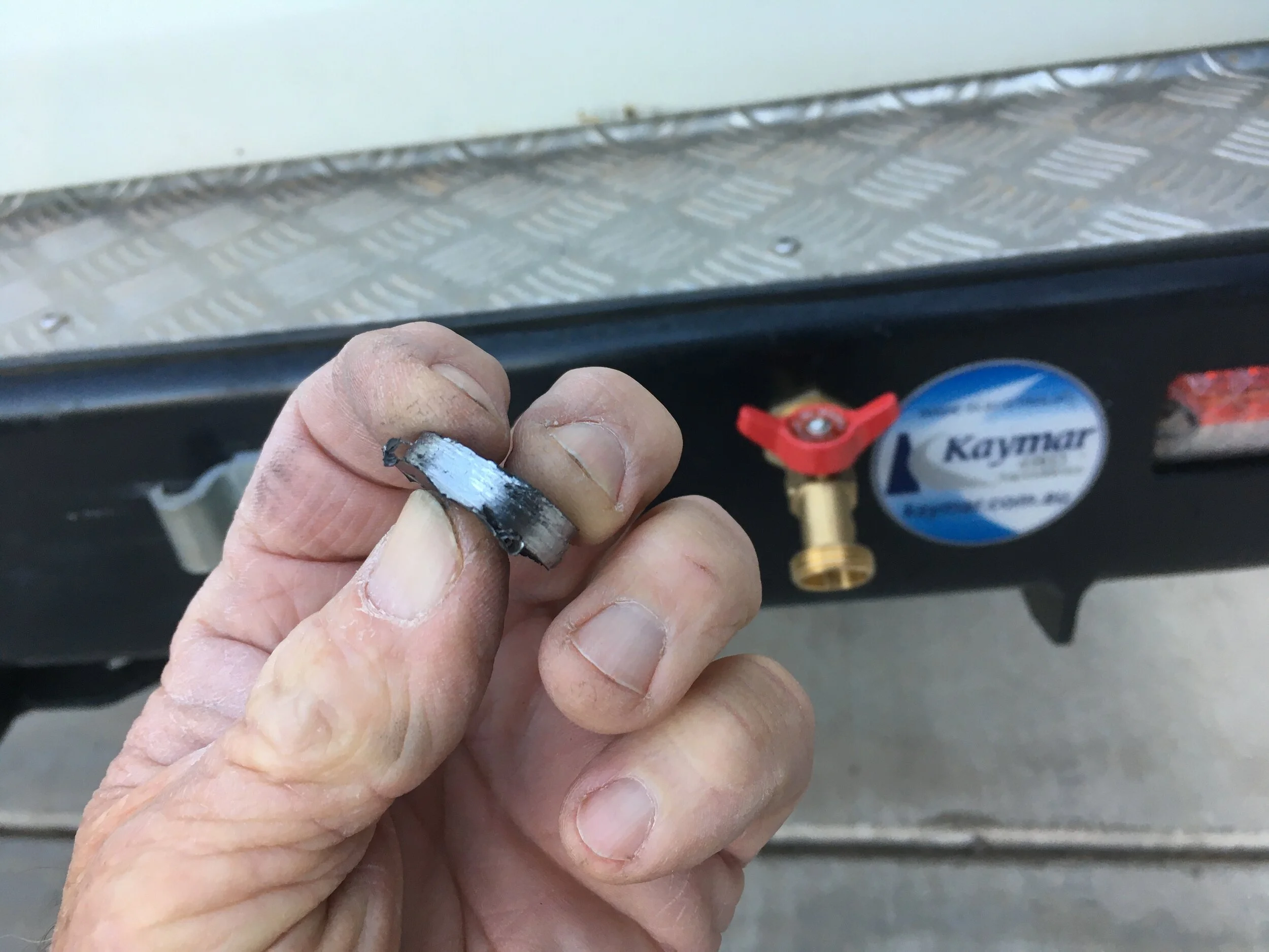 Installing an external water tap — Exploring Overland