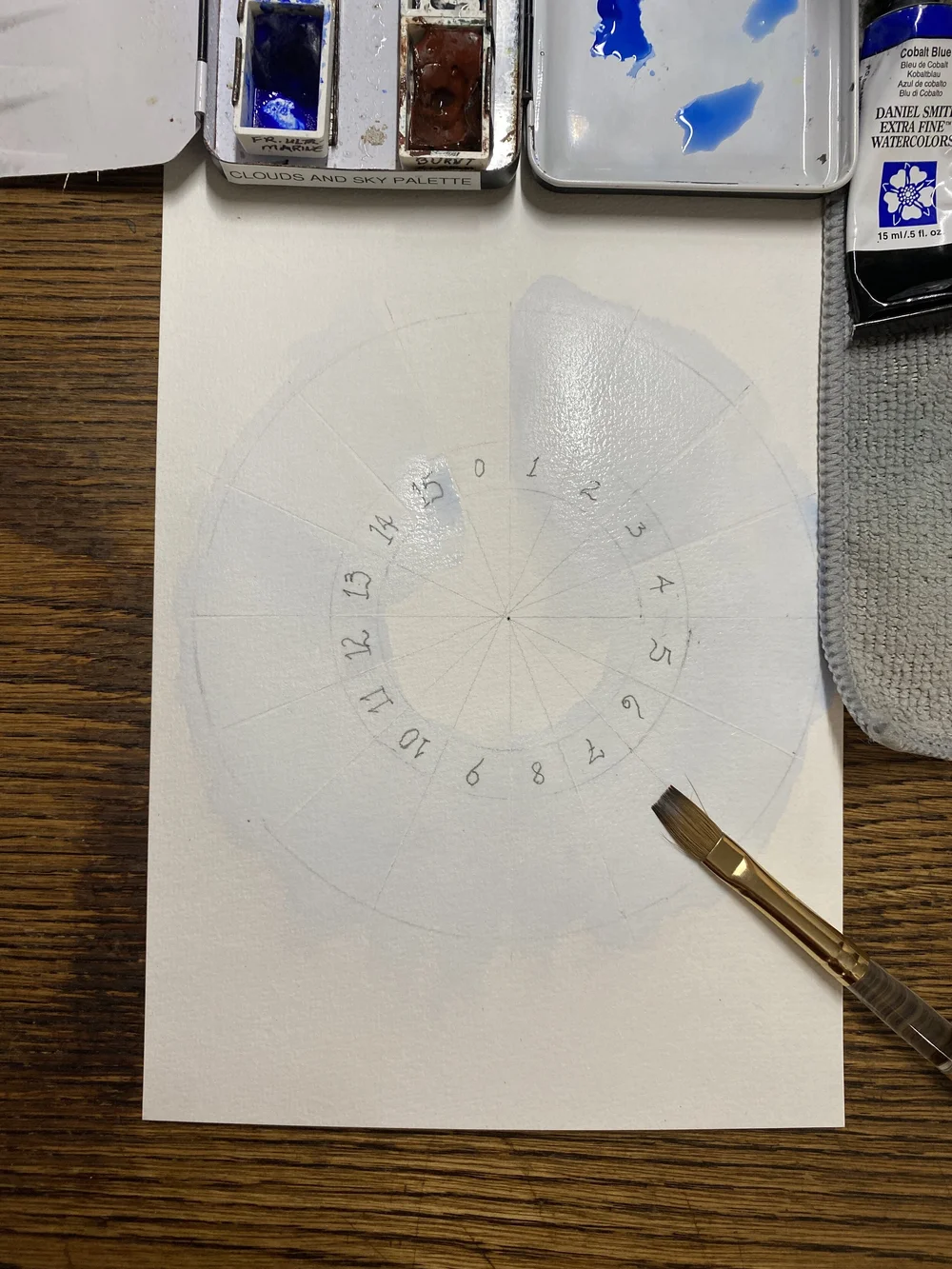 Making a cyanometer to measure sky moisture through color — Exploring ...