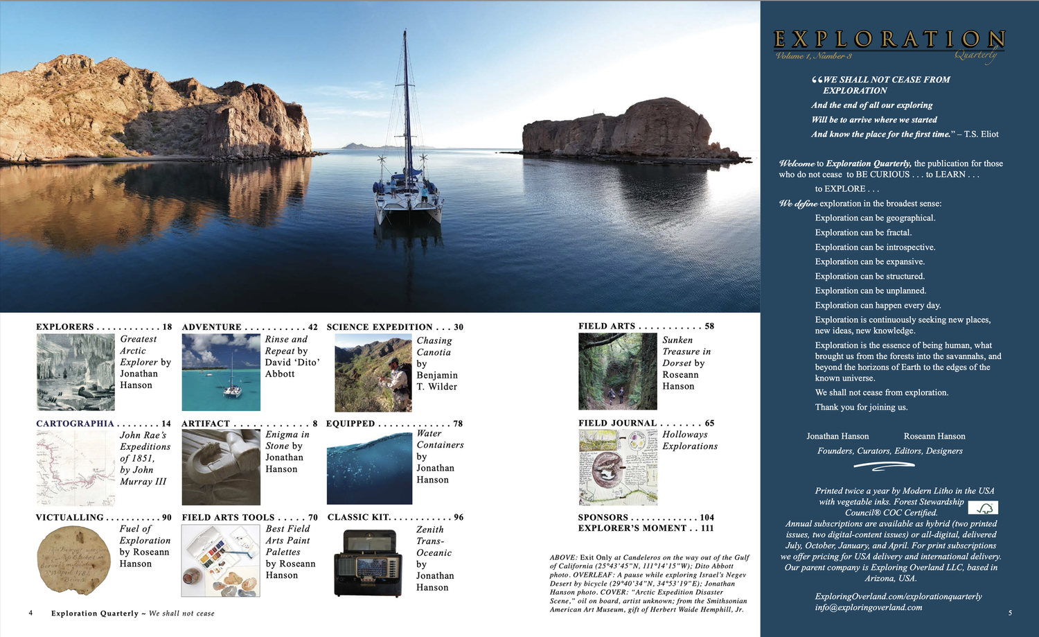 Exploration Quarterly - Never Stop Exploring — Exploring Overland