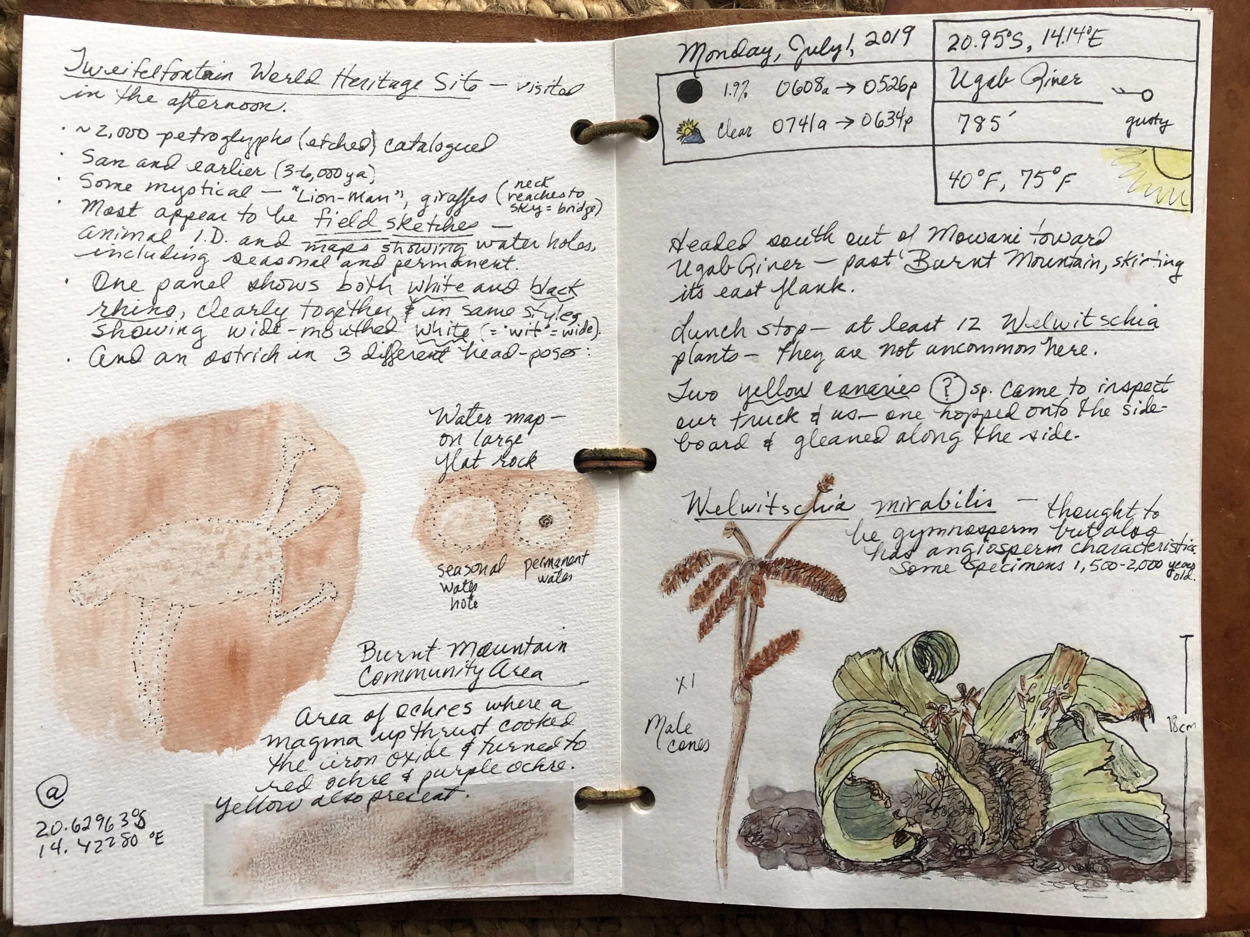 Field notes, a historical perspective — Exploring Overland