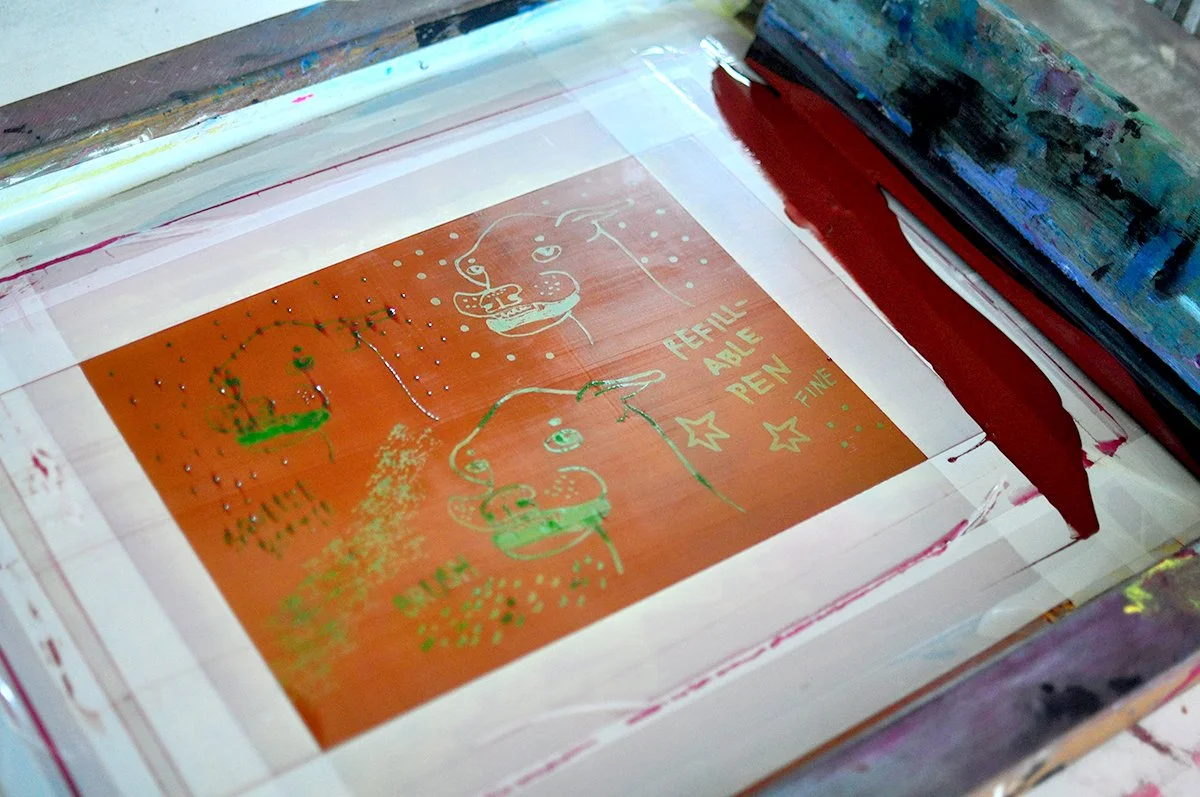 No darkroom, no problem: how to make simple screens for screen printing ...