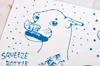Drawing with drawing fluid for screen printing: paint pen? squeeze ...