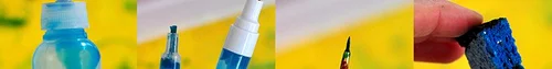 Drawing with drawing fluid for screen printing: paint pen? squeeze ...