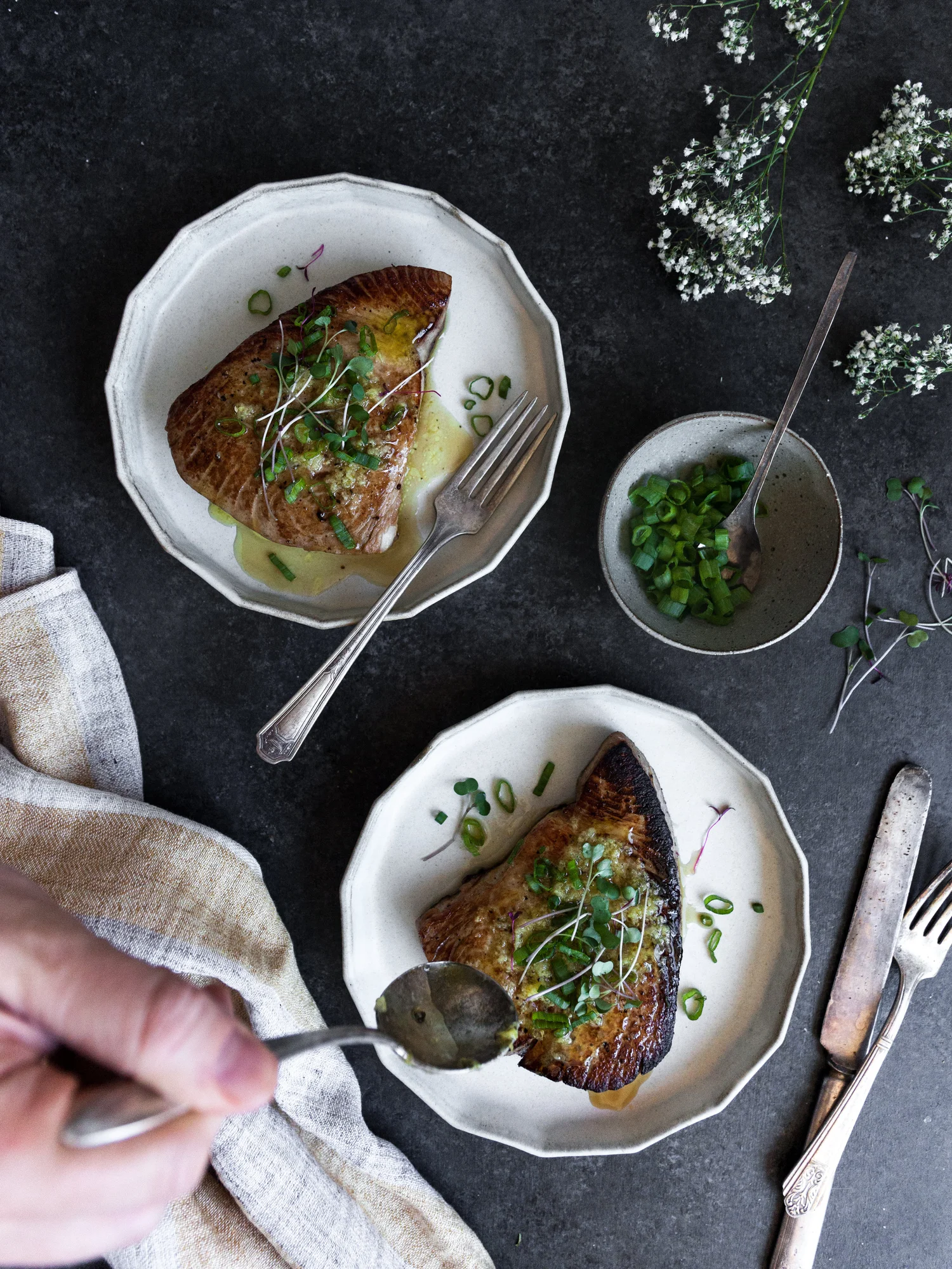 Rikumo Recipe: Pan-Seared Yellowfin Tuna with Citrus & Ginger — The ...