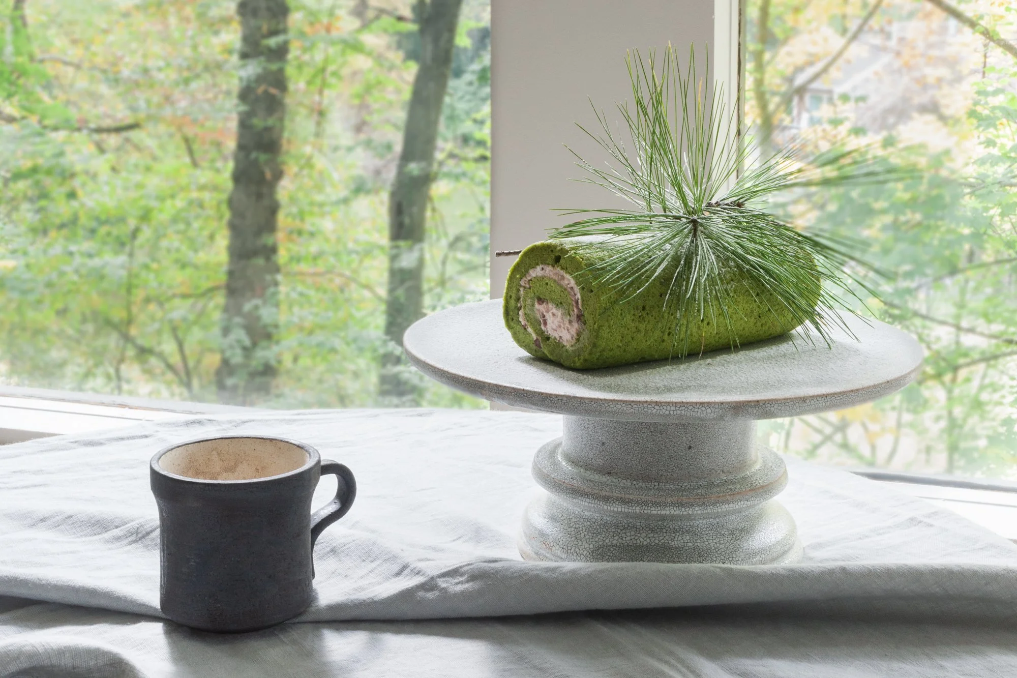 Making Aki's Classic Matcha Roll Cake — The Rikumo Journal