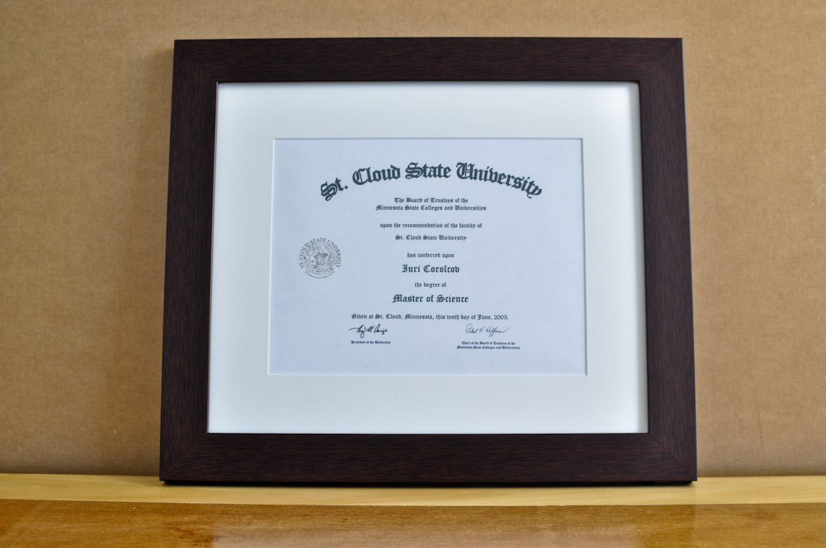 Diploma Frames for college, law, med school — MOUNTARY